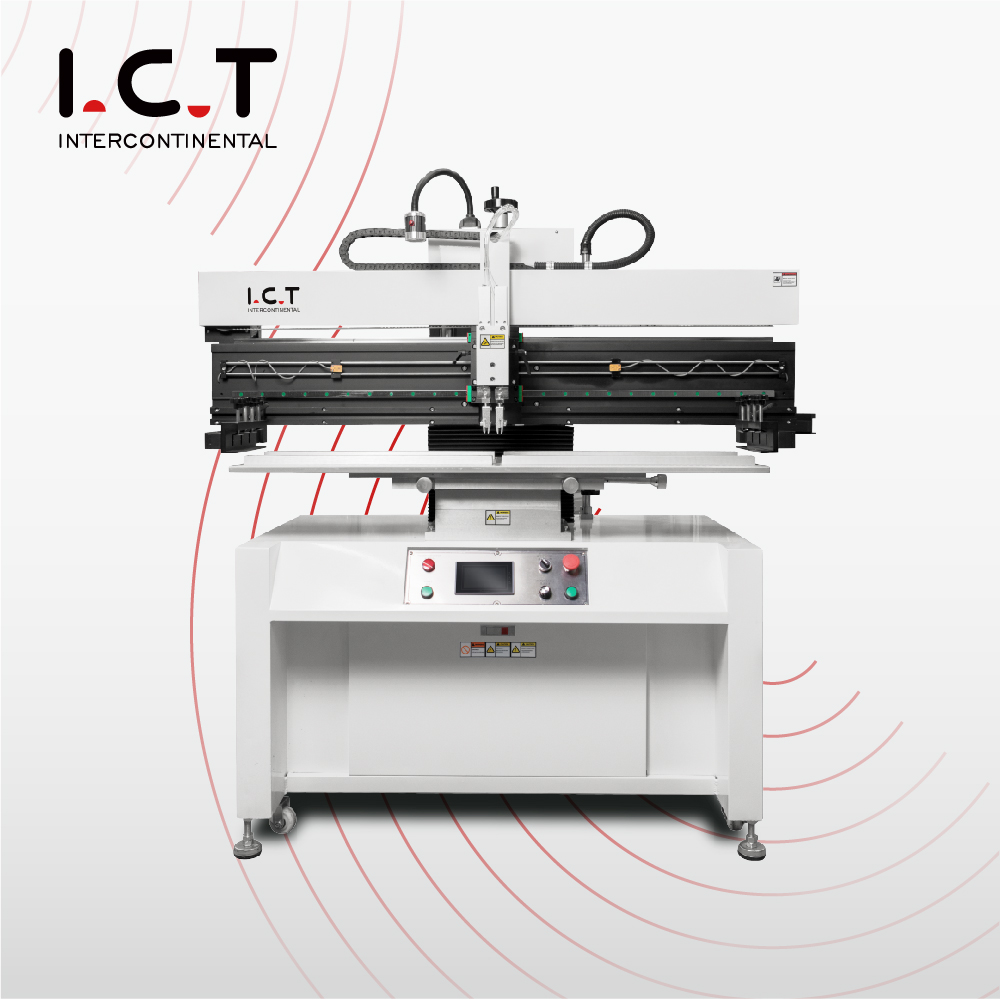 Semi Auto Stencil Printer SMT PCB Semi Automatic Paste Printing Machine ...